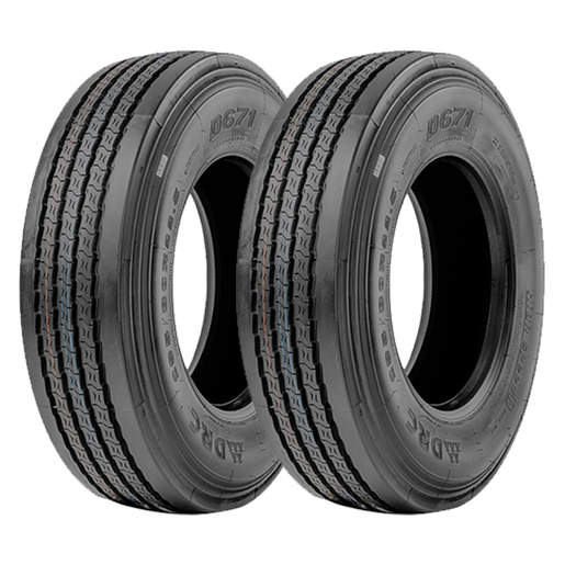 Jogo 2 Pneus DRC Aro 22.5 D671 295/80R22.5 152/149M 18 Lonas